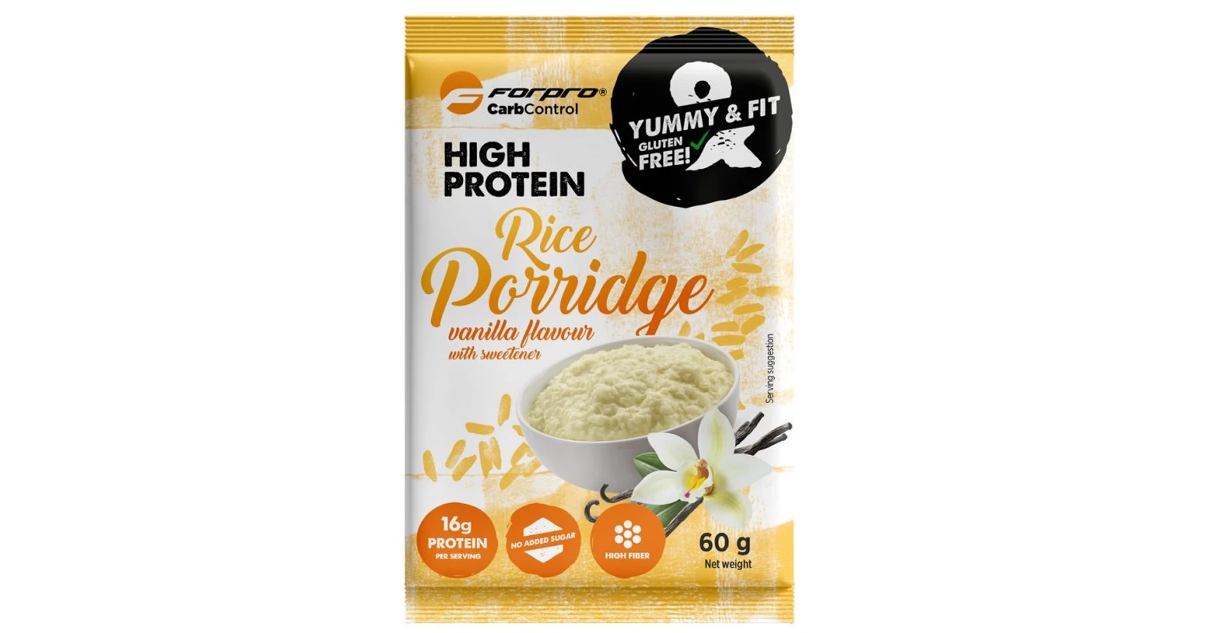 FORPRO High Protein Rice Porridge with Vanilla 60g ...
