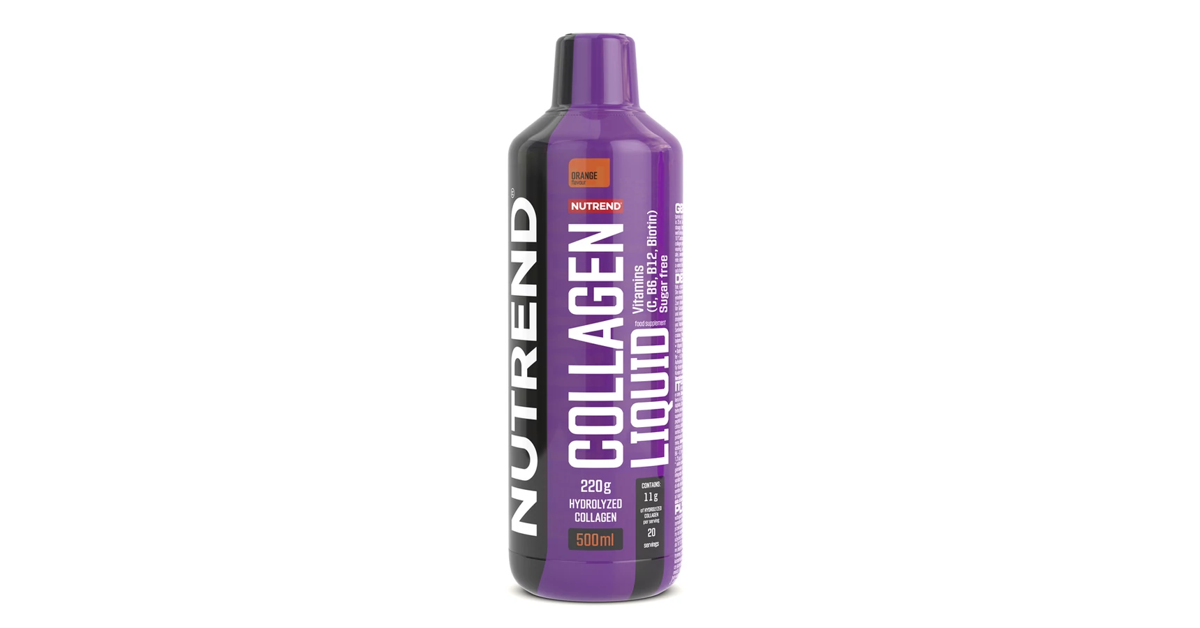 NUTREND Collagen Liquid, 500ml, Orange - Kollagének