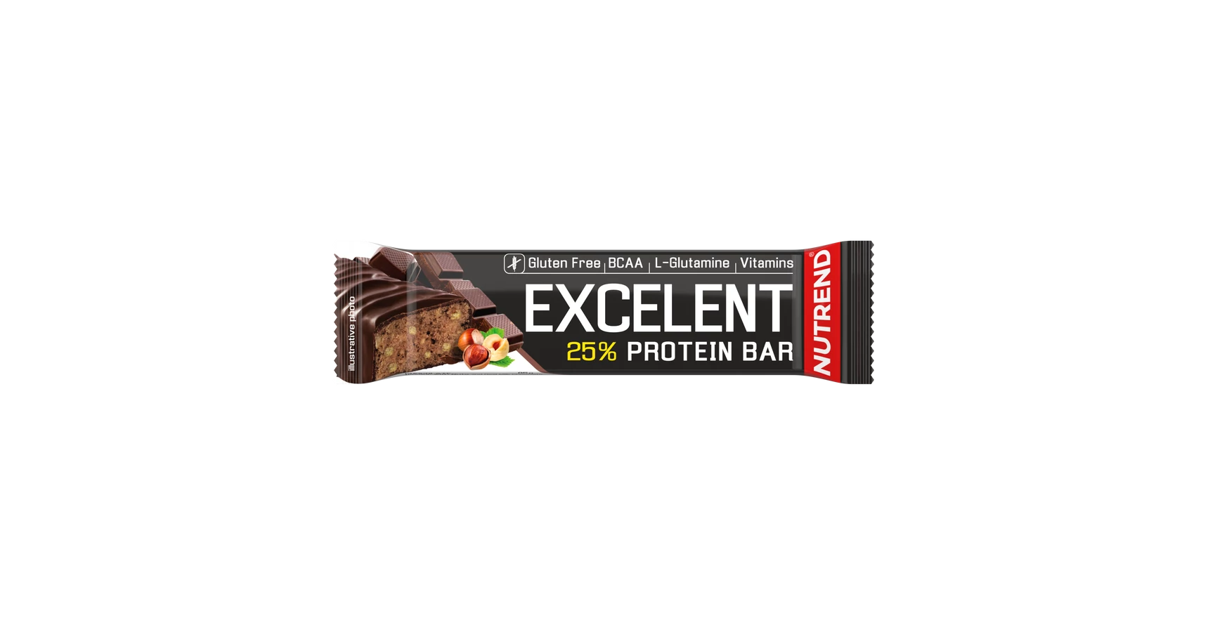 NUTREND Excelent p. bar 85g Chocolate+Nuts- Protein szeletek