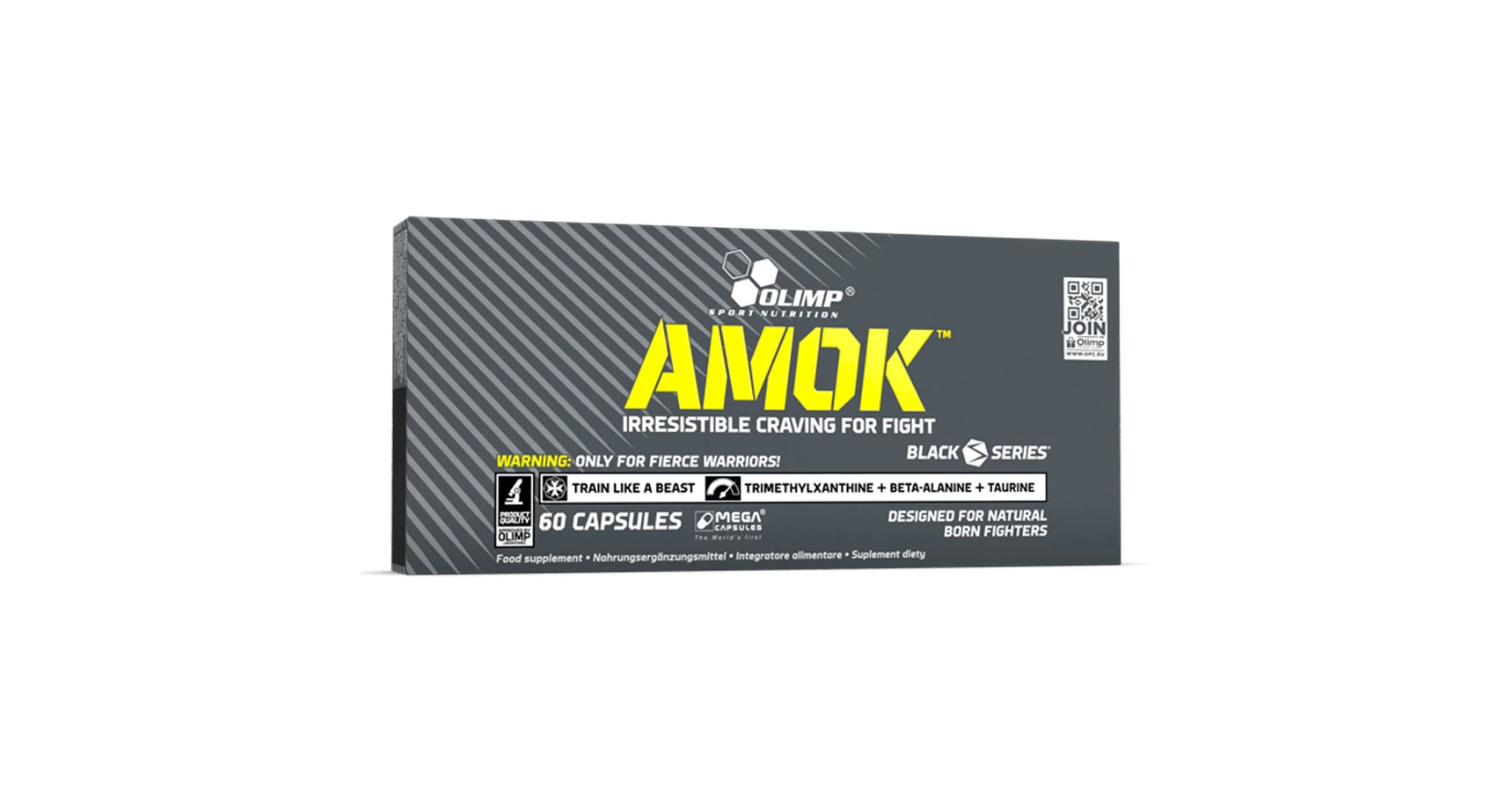 OLIMP SPORT Amok 60 kapszula- Pre-Workout