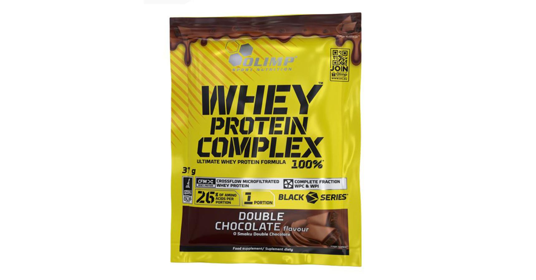 OLIMP SPORT Whey Protein Complex 100% 35g Double Chocolate - Tejsavó fehérjék